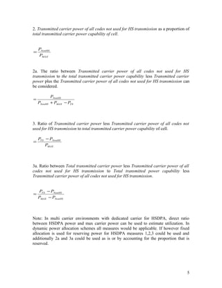 Cell load KPIs in support of event triggered Cellular Yield Maximization | PDF