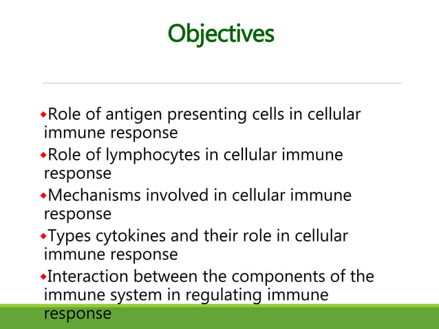Cell mediated immune response | PPTX | Chemistry | Science