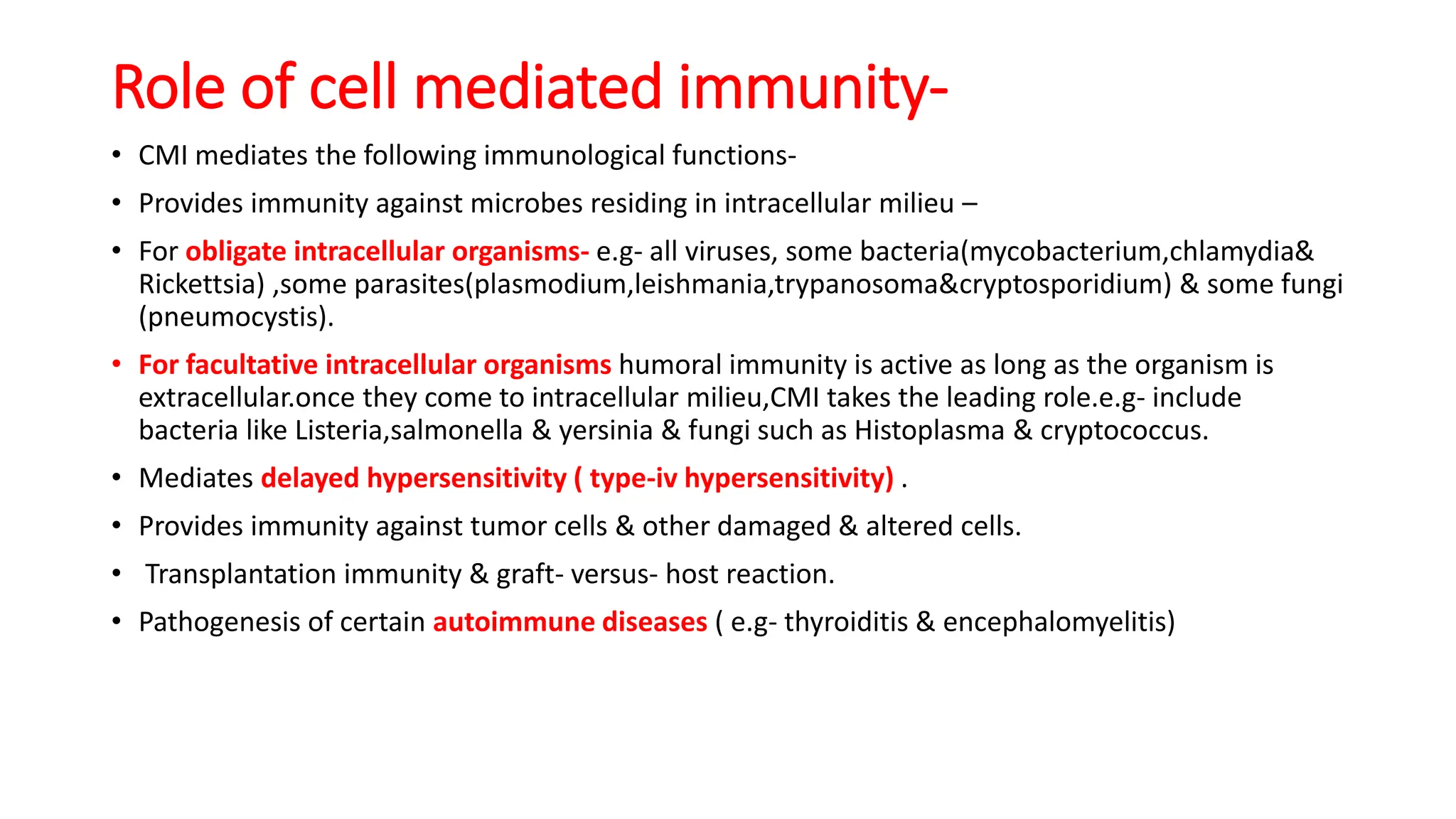 Cell mediated immunity- a part of general immunology.pptx