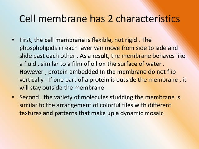 Cell membrane | PPT