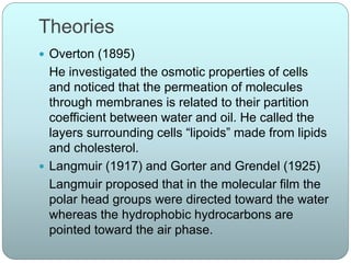 Cell membrane | PPTX