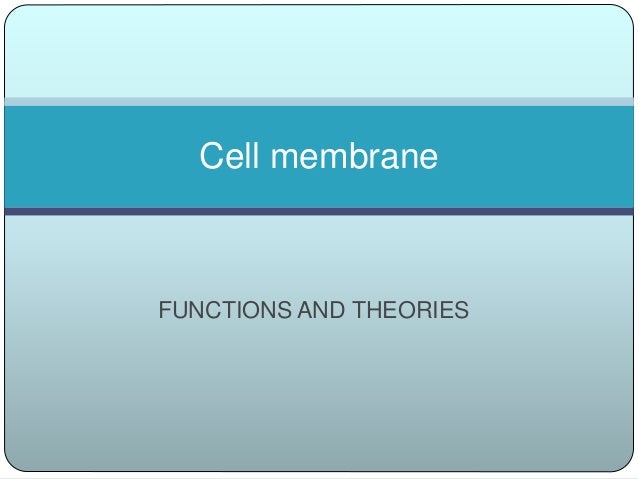 Ppt Unit 2 Part 1 Cell Structure And Function Membrane