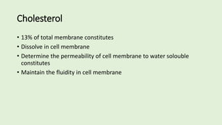 Cell membrane Physiology | PPTX