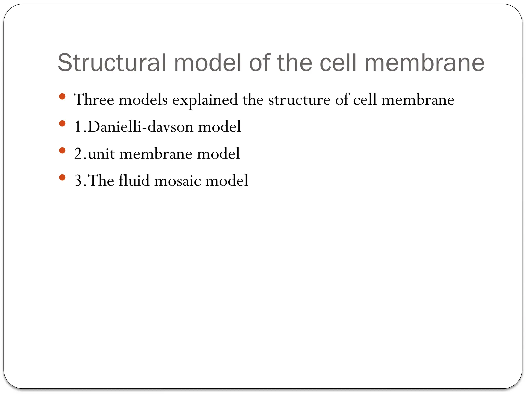 Cell membrane and it's structure and functions | PPT