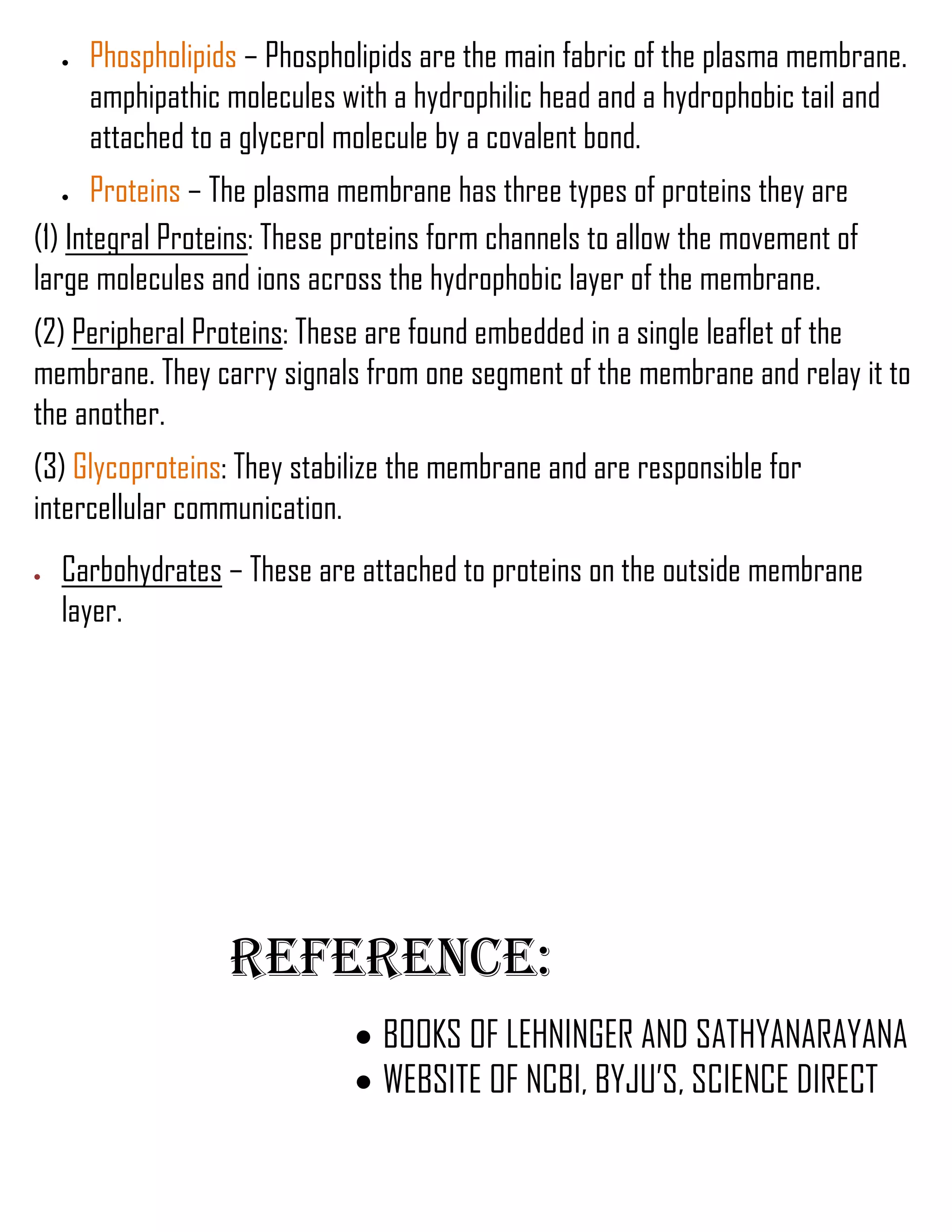 Cell membrane theories | PDF