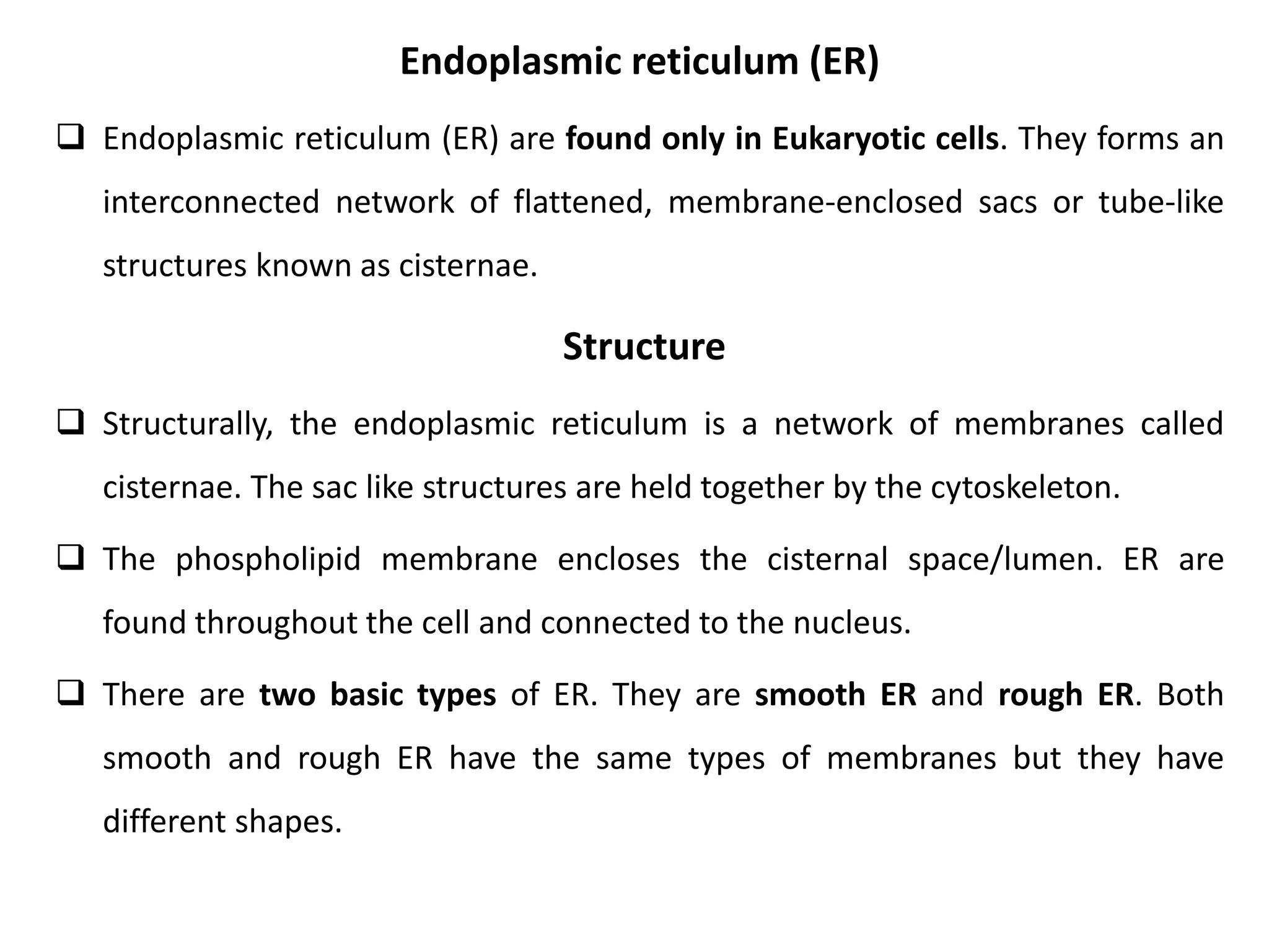 Cell membrane and endoplasmic reticulum | PPT