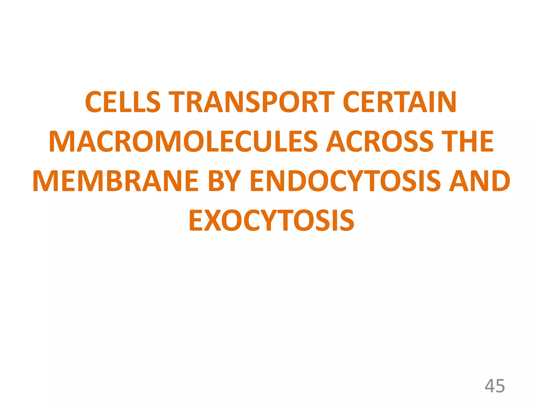 Cell membrane and transport | PPTX