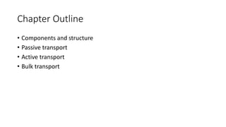 Cell Membrane and Transport of the cells.pdf