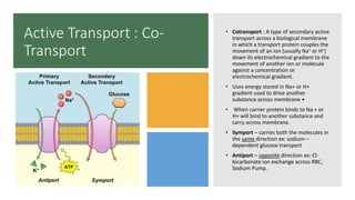 Cell Membrane And Transport system.pptx