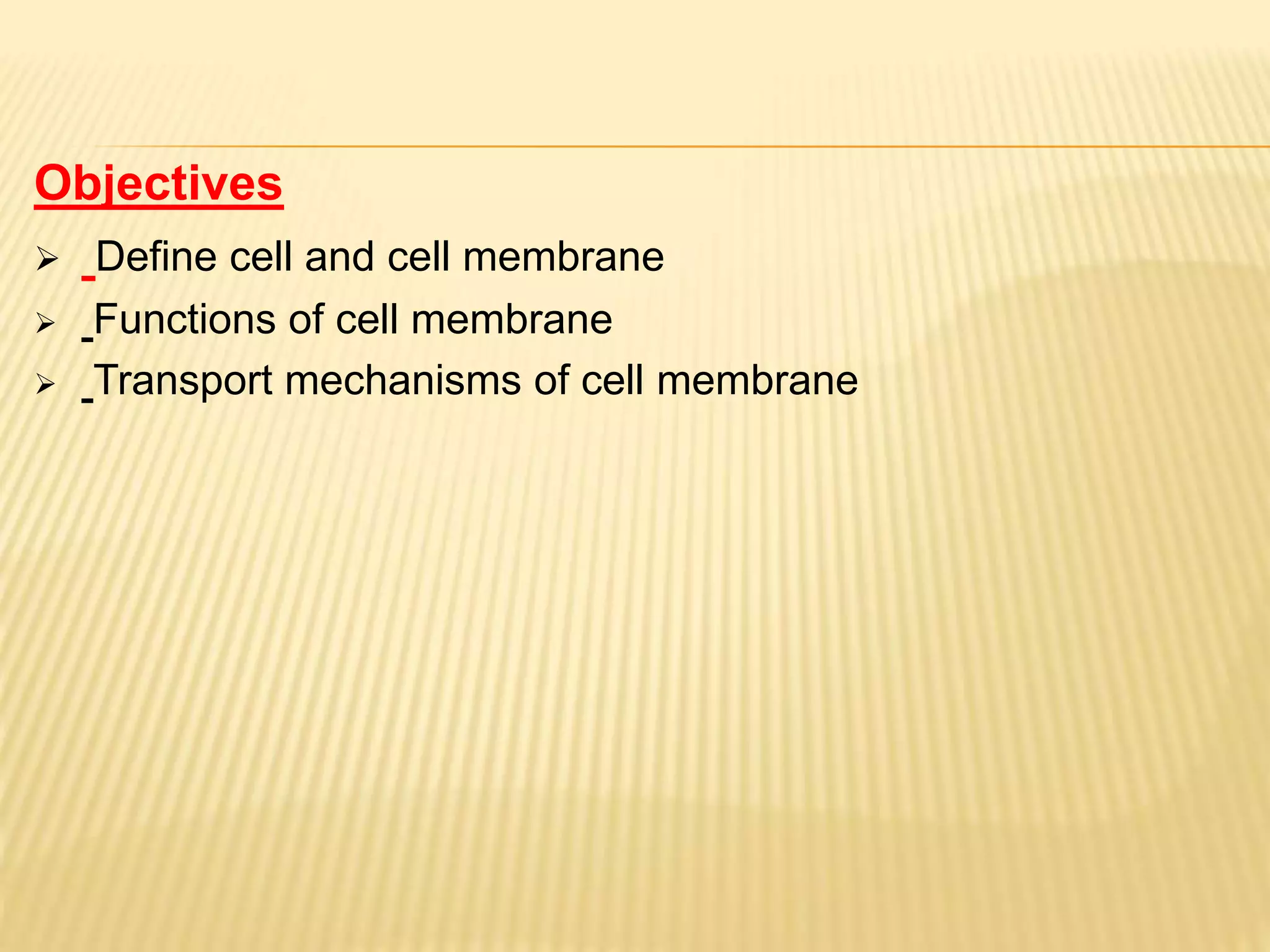 Cell membrane ppt | PPTX