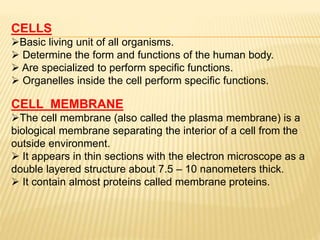 Cell membrane ppt | PPTX