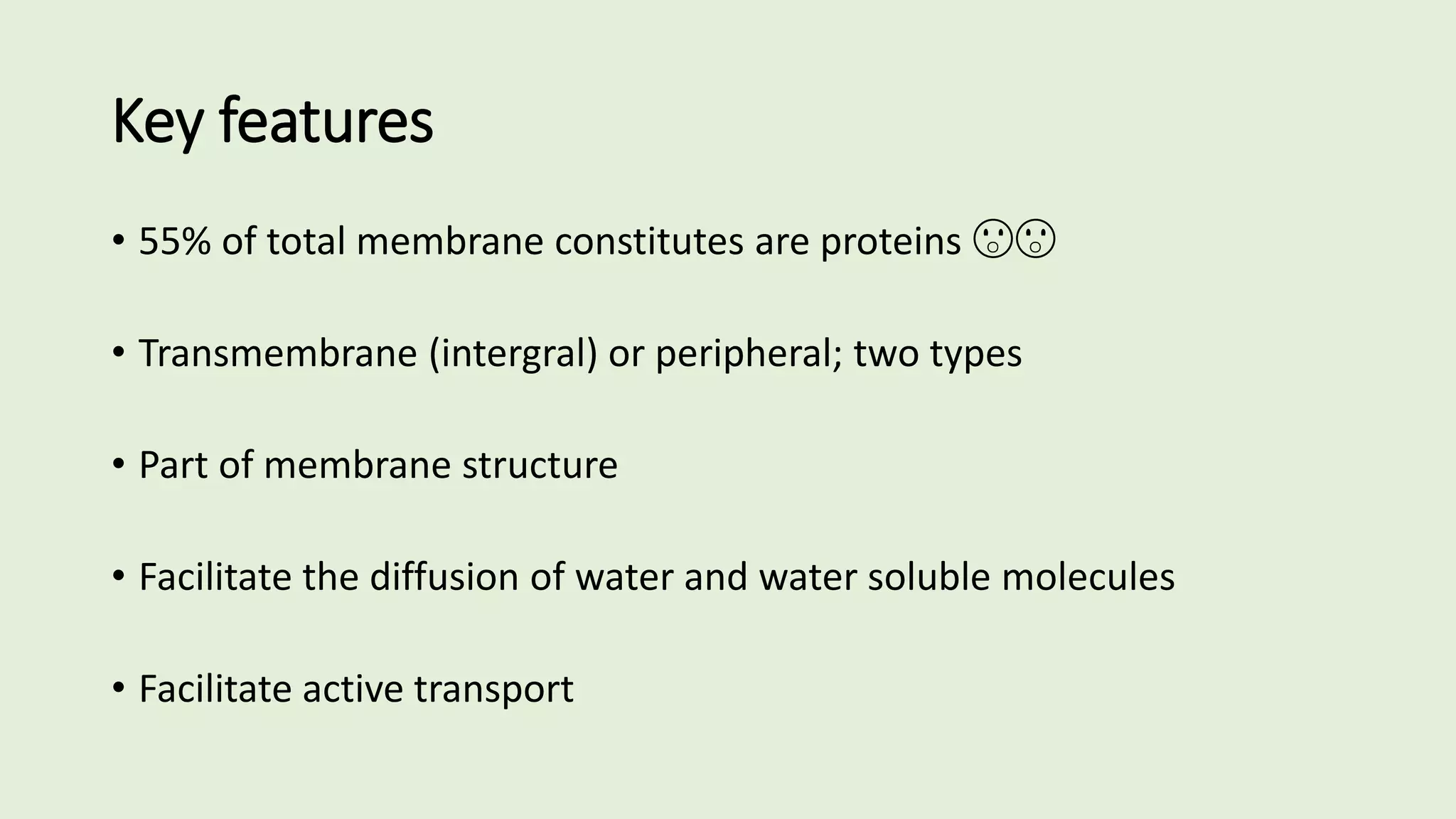 Cell Membrane Proteins | PPTX