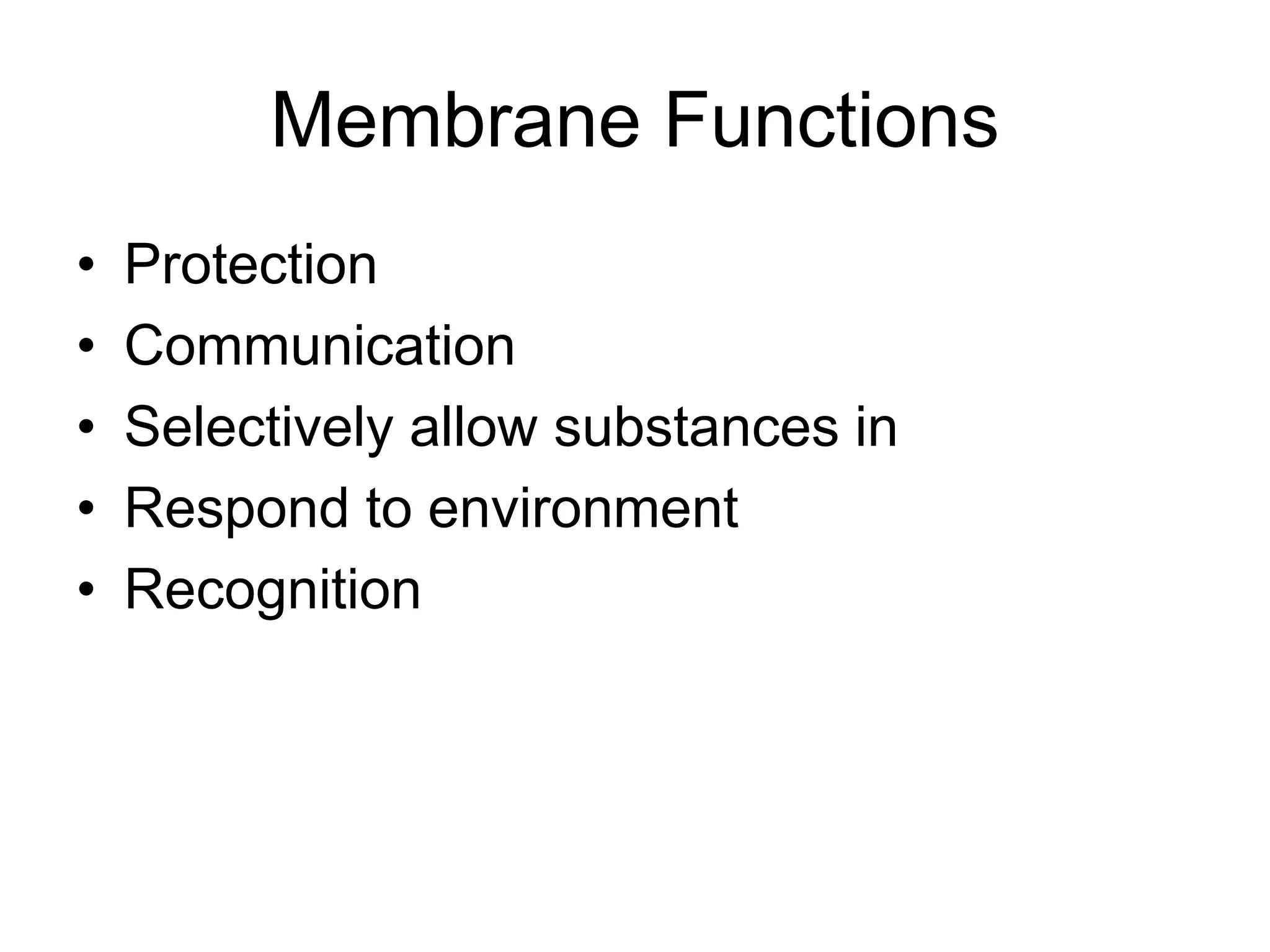 Cell membrane structure. &and functions | PPTX