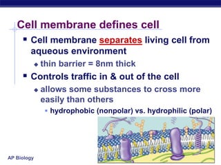 cell membrane structure and function 2014.ppt