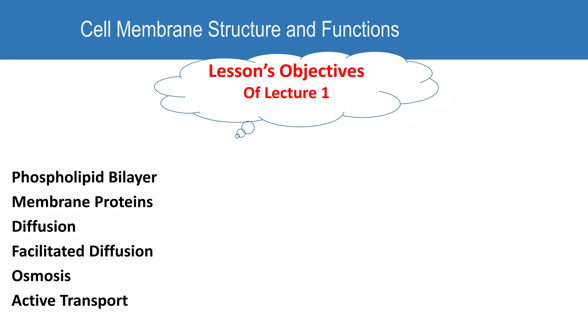 Cell membrane structure, function and transport mechanisms | PPT