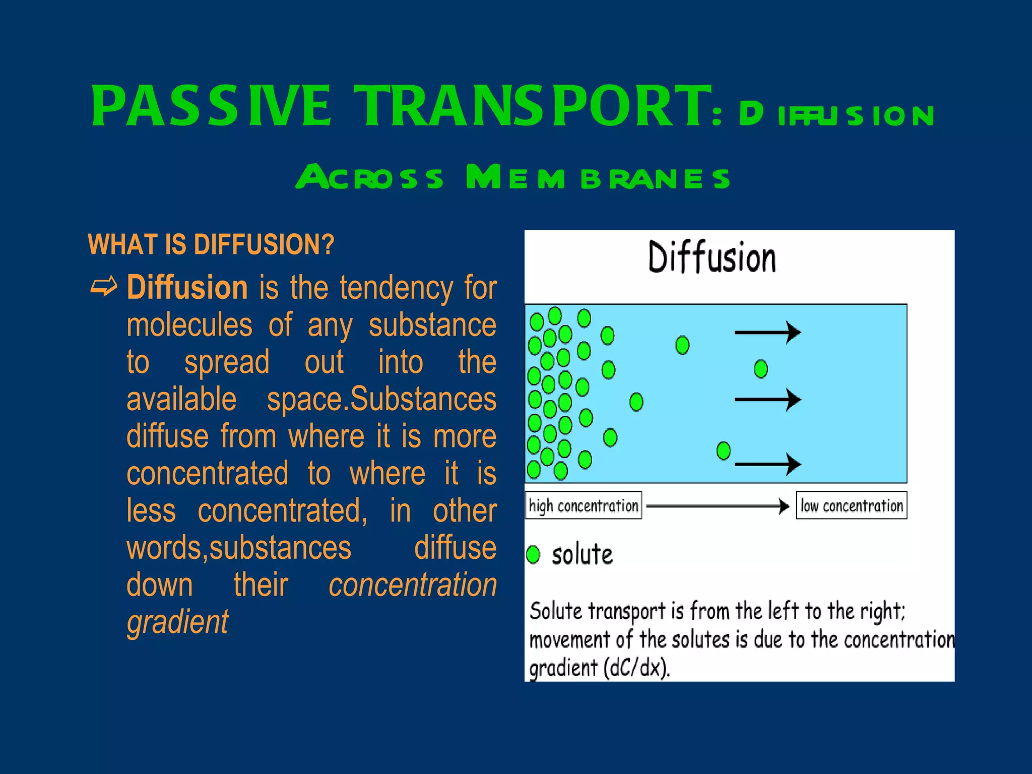 Cell membrane transport | PPT