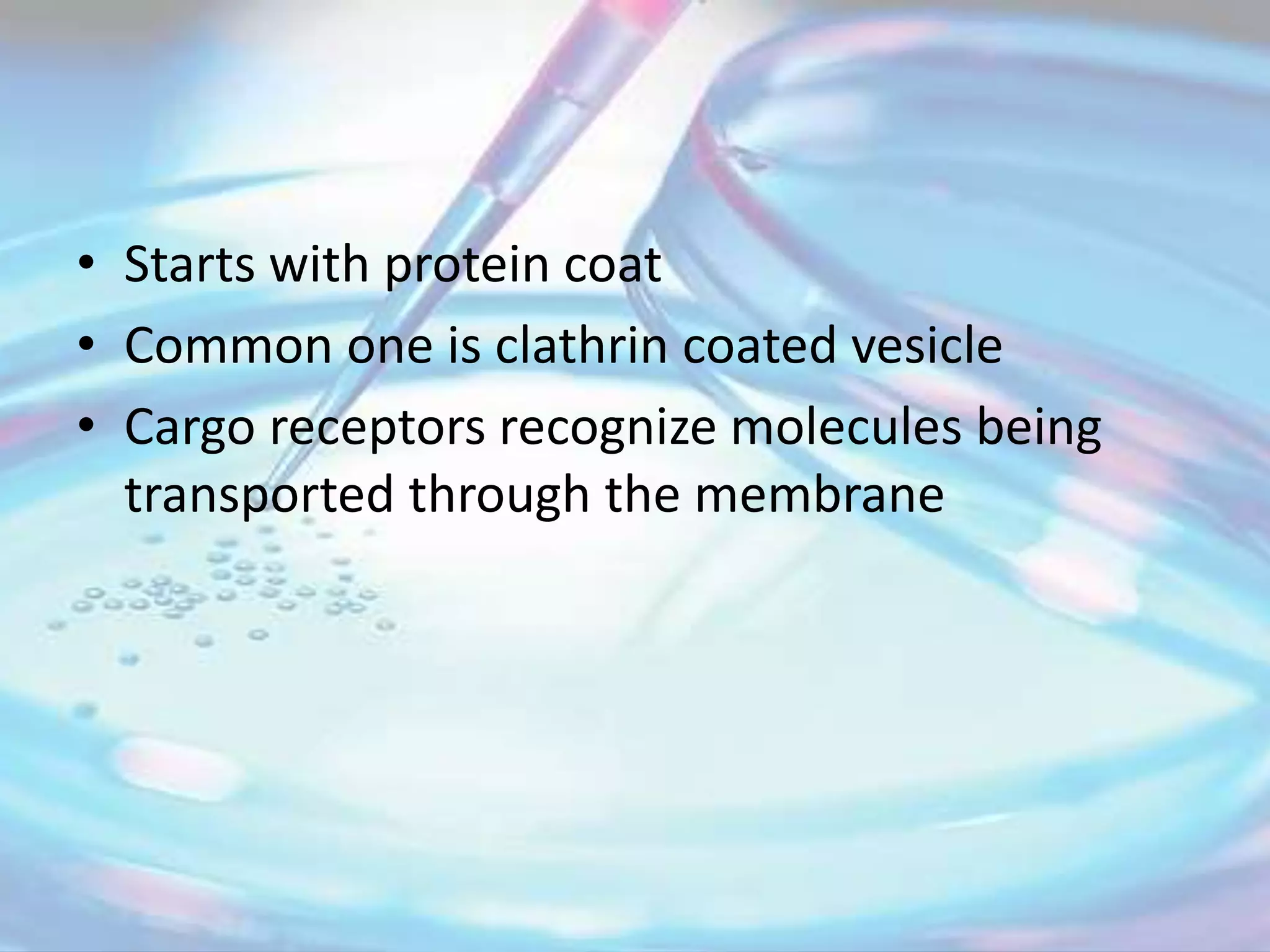 Cell membrane vesicle transportation | PPTX
