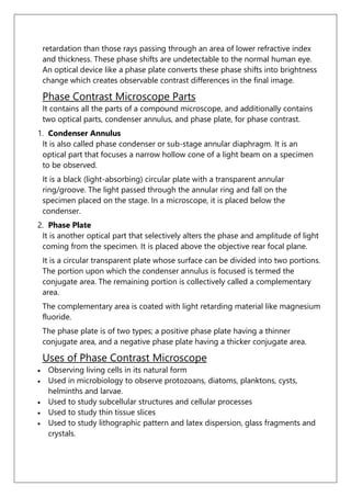 CELL MICROBIOLOGY AND MICROSCOPE TYPES | DOCX | Biological Sciences ...