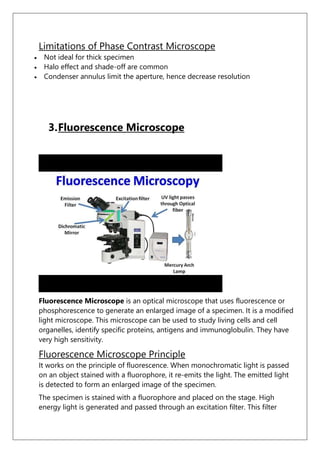 CELL MICROBIOLOGY AND MICROSCOPE TYPES | DOCX | Biological Sciences ...