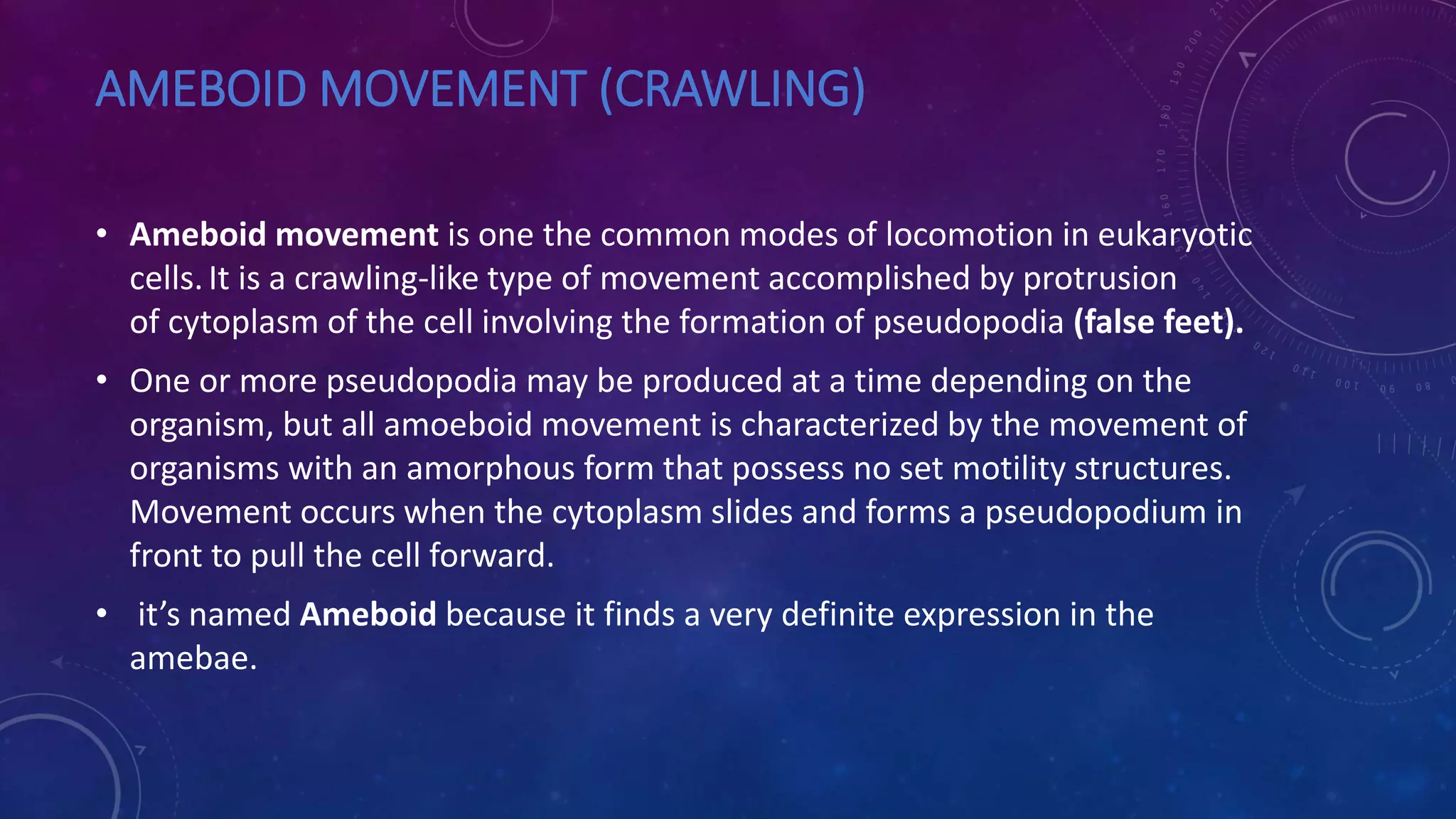 Cell motility | PPTX