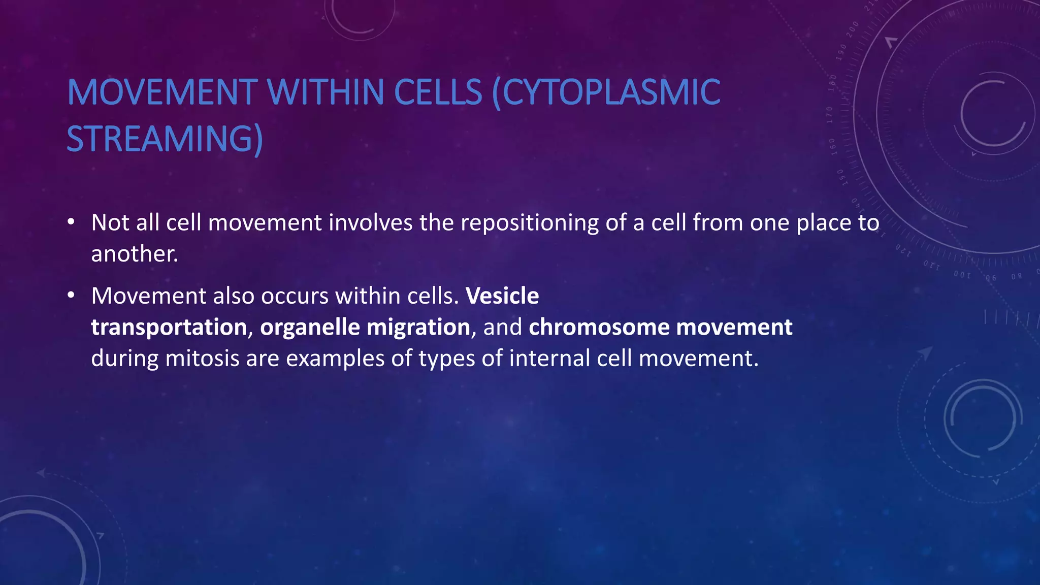 Cell motility | PPTX