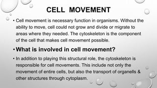 Cell movement | PPTX