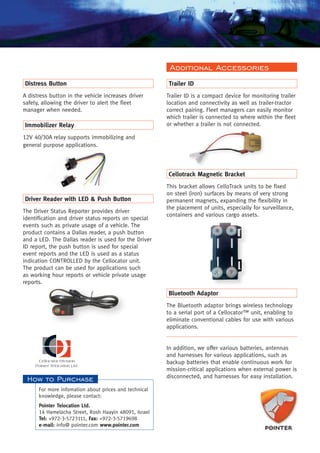 Cellocator Accessories | PDF | Computer Peripherals | Computing