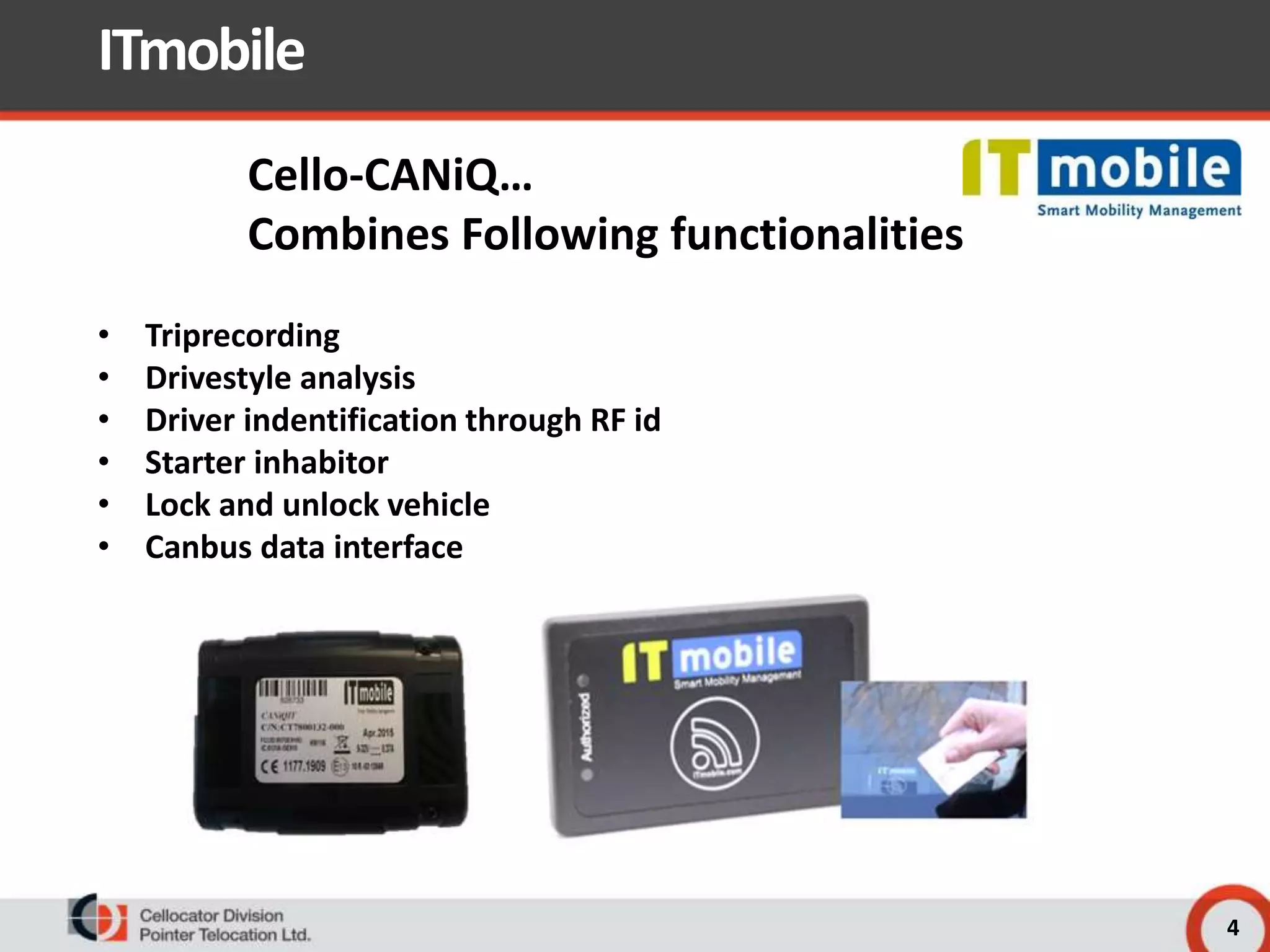 Presentation Cellocator pointer telocation event Berlin TANC ...