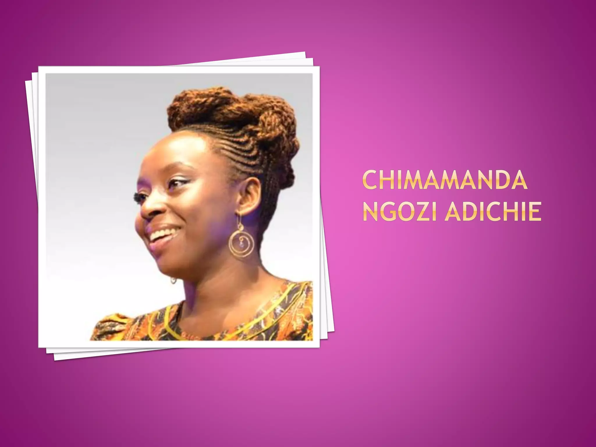 Cell One, by Chimamanda Ngozi Adichie. | PPTX
