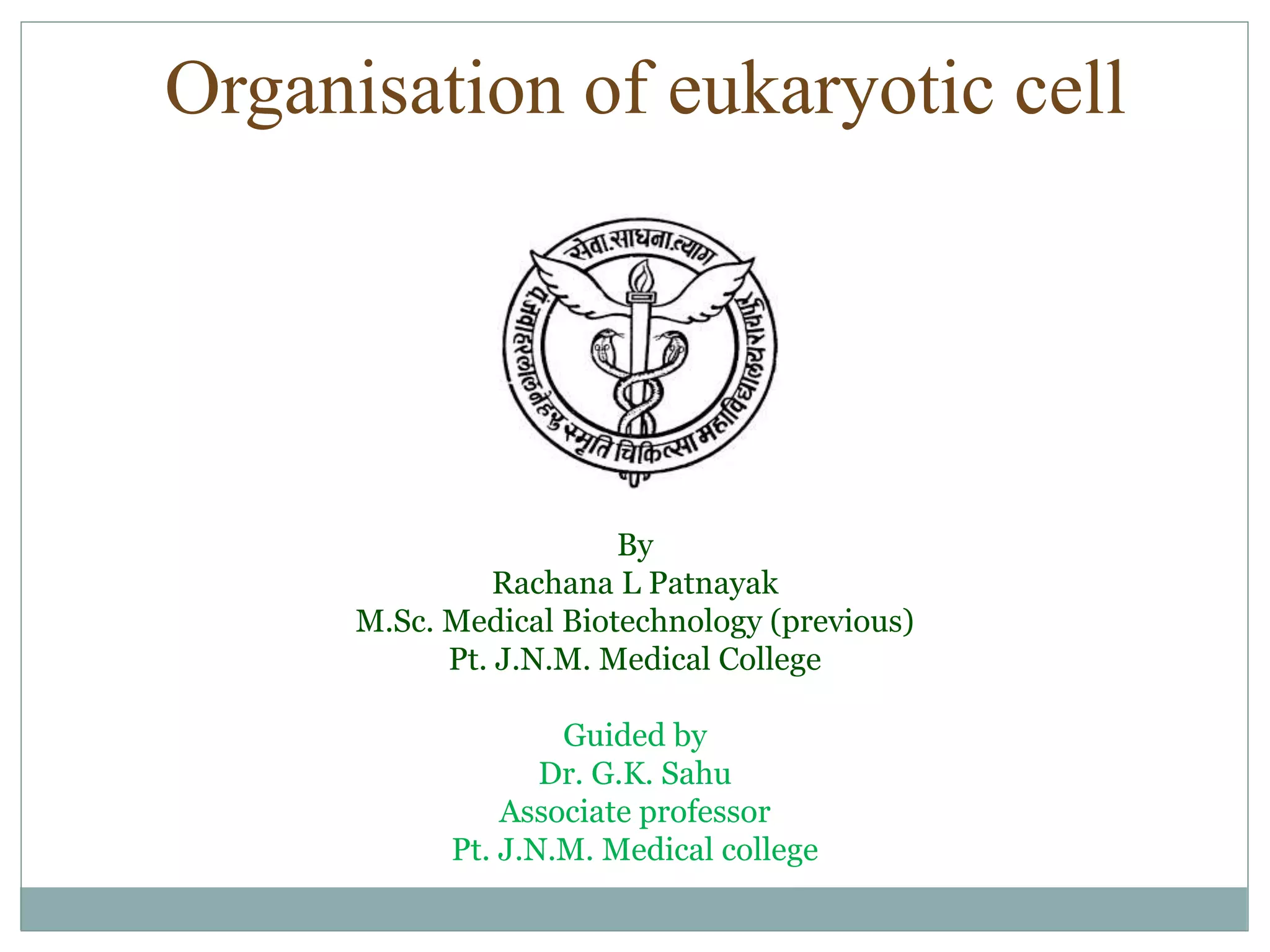 Eukaryotic cell | PPTX