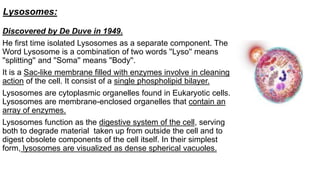 Cell organelles | PPT