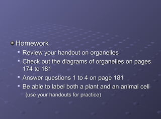 CELL ORGANELLES POWERPOINT PRESENTATION OKOKOK | PPT