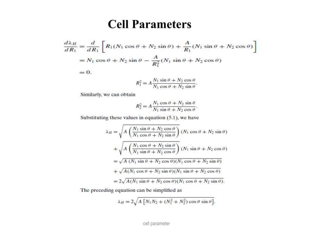 cell parameter.pptx