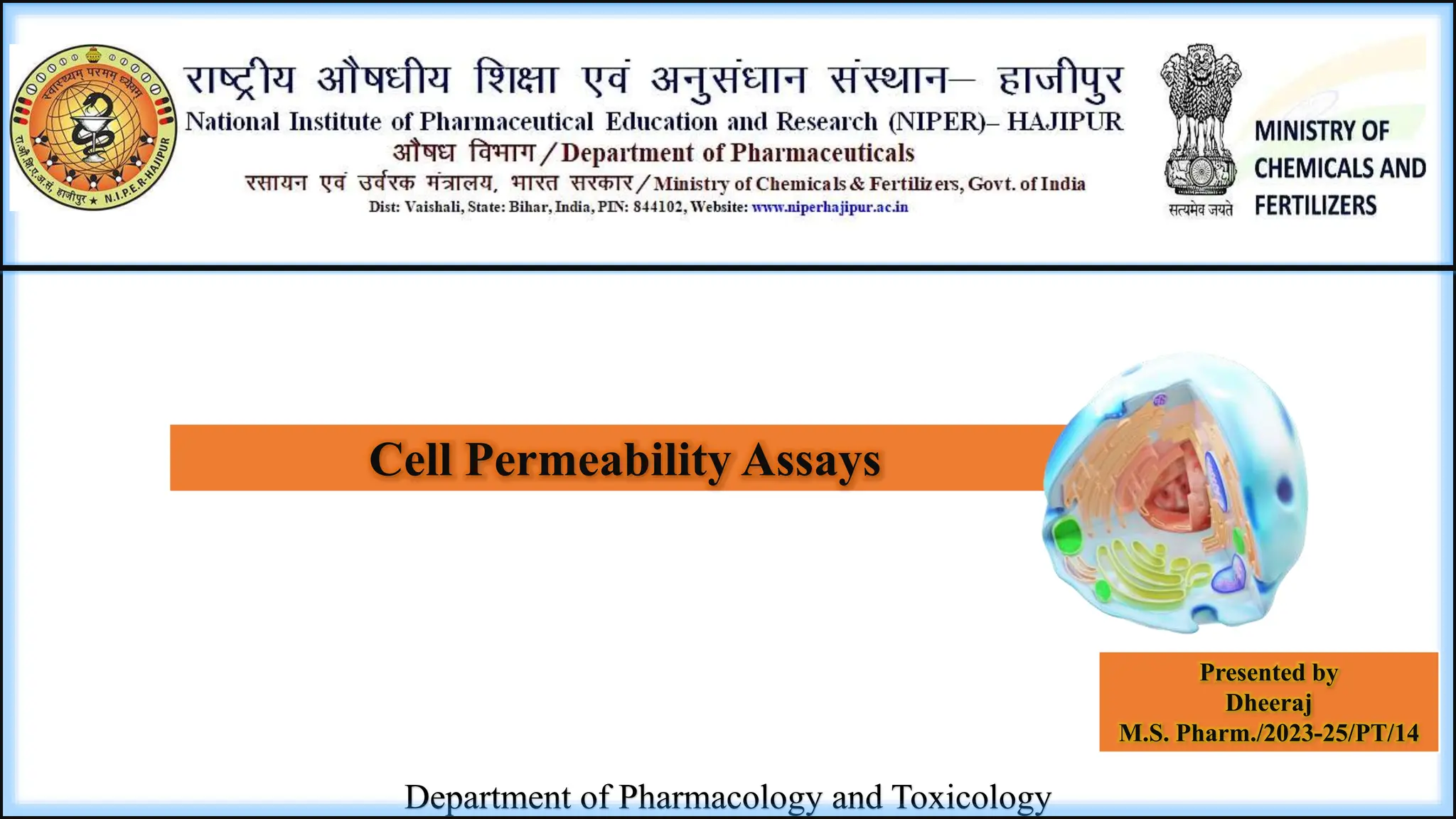 Cell permeability assays: caco-2 cell permeability, pampa membrane ...