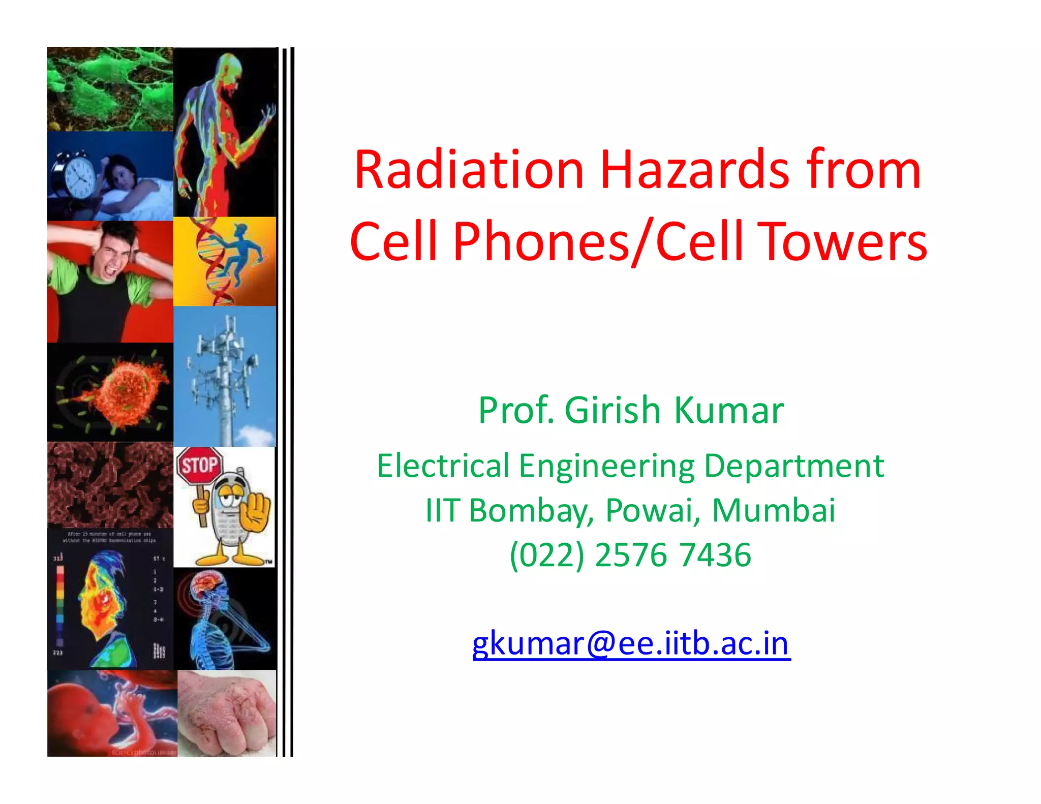 Cell phone and mobile tower radiation hazards | PDF