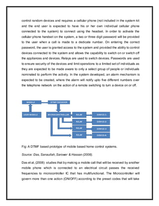 Cell phone based automation systems | PDF
