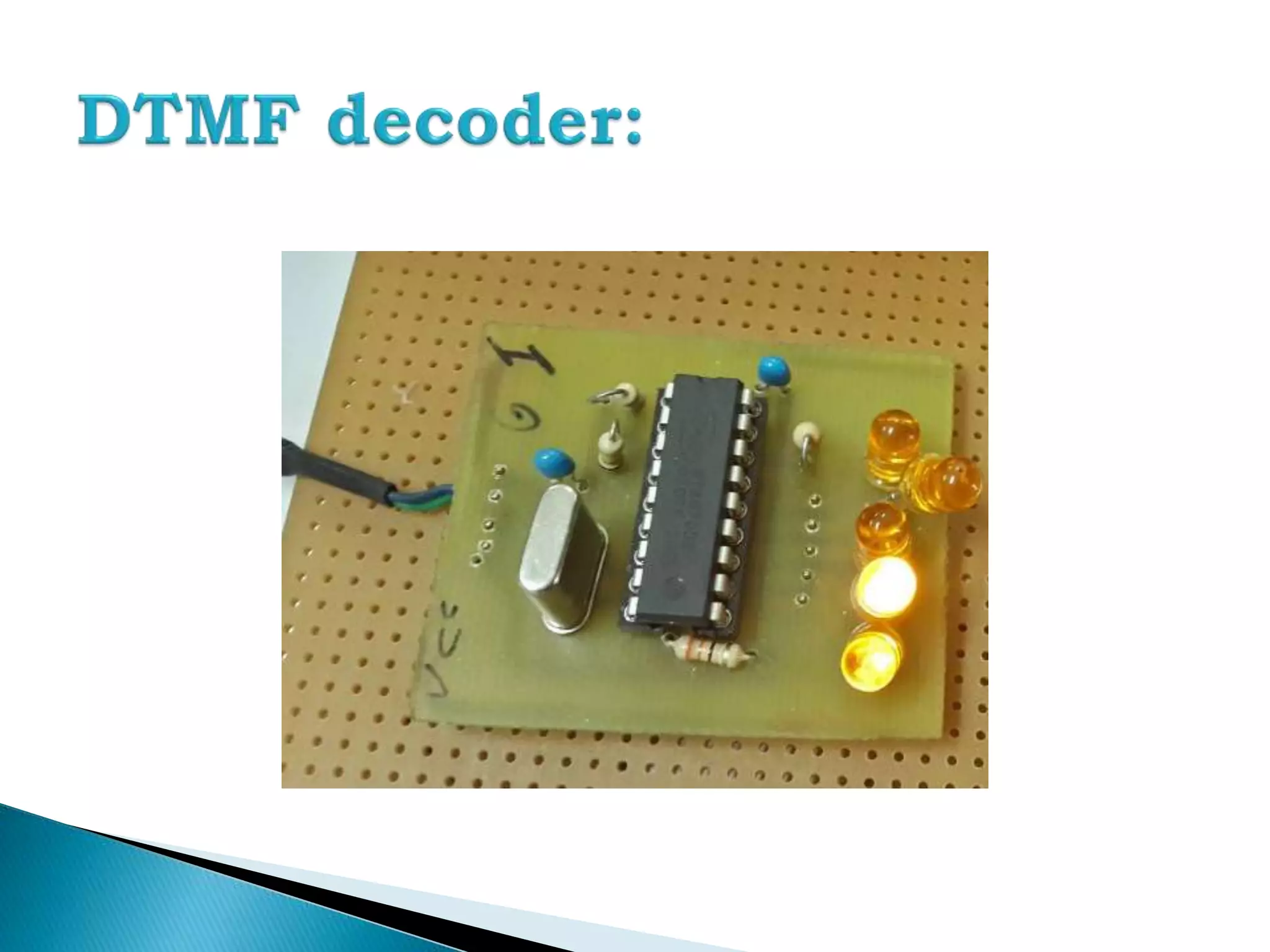 Cell phone based dtmf controlled | PPTX