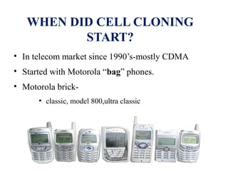 Cell phone cloning | PPT