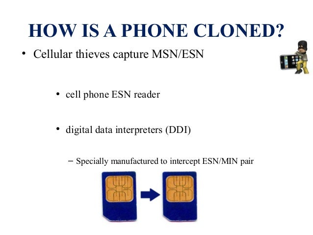 Cell phone cloning