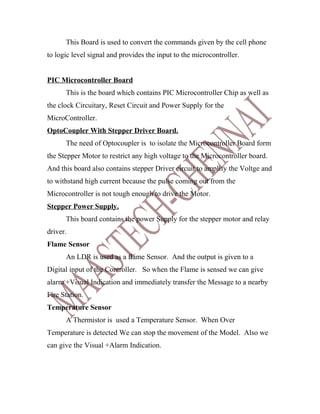 MOBILE PHONE CONTROL ROBOTICS PROJECTS-Cell Phone Controlled Three Axis ...