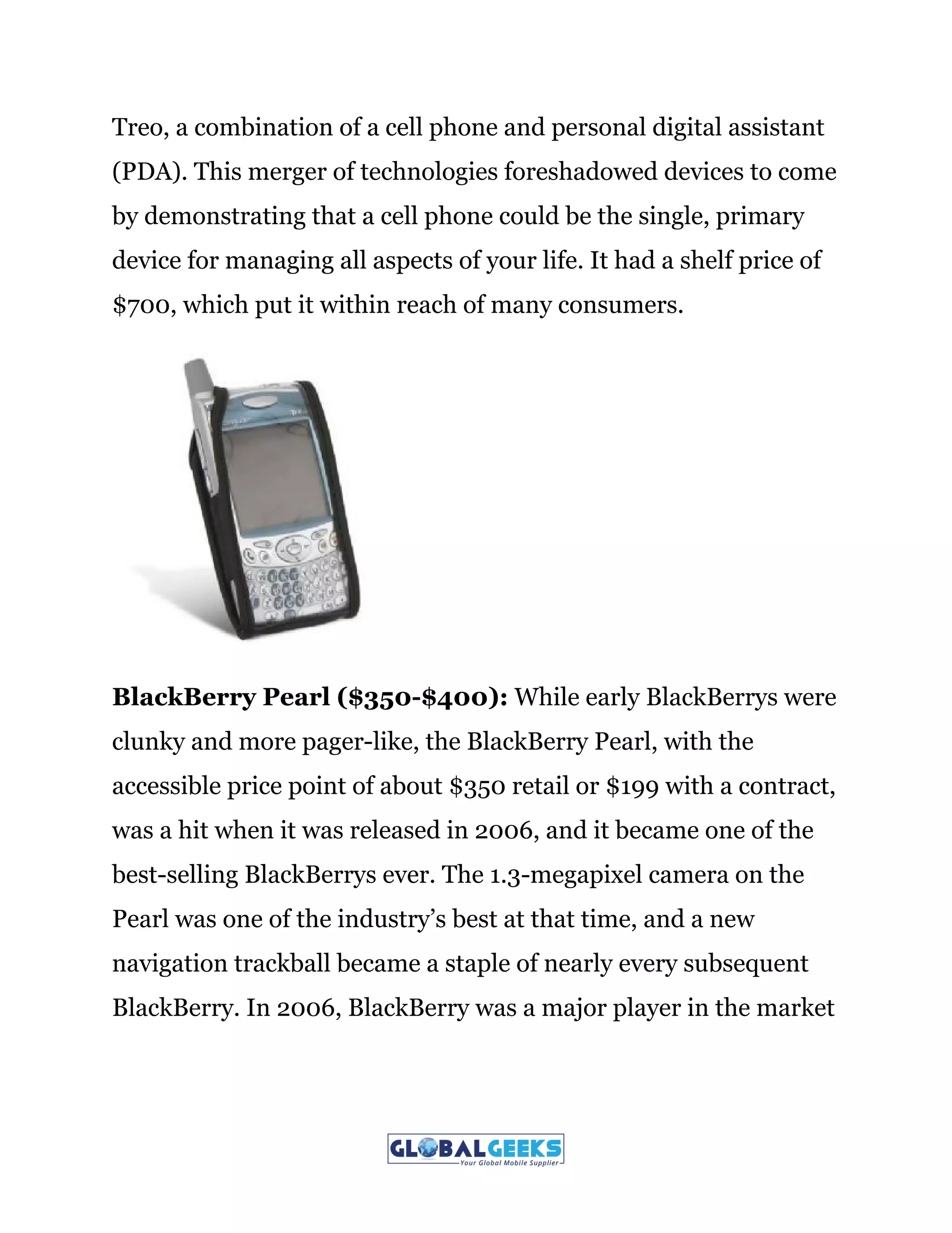 Cell phone cost comparison timeline | PDF