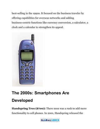 Cell Phone Time Line