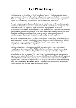Cell Phone Essays.pdf