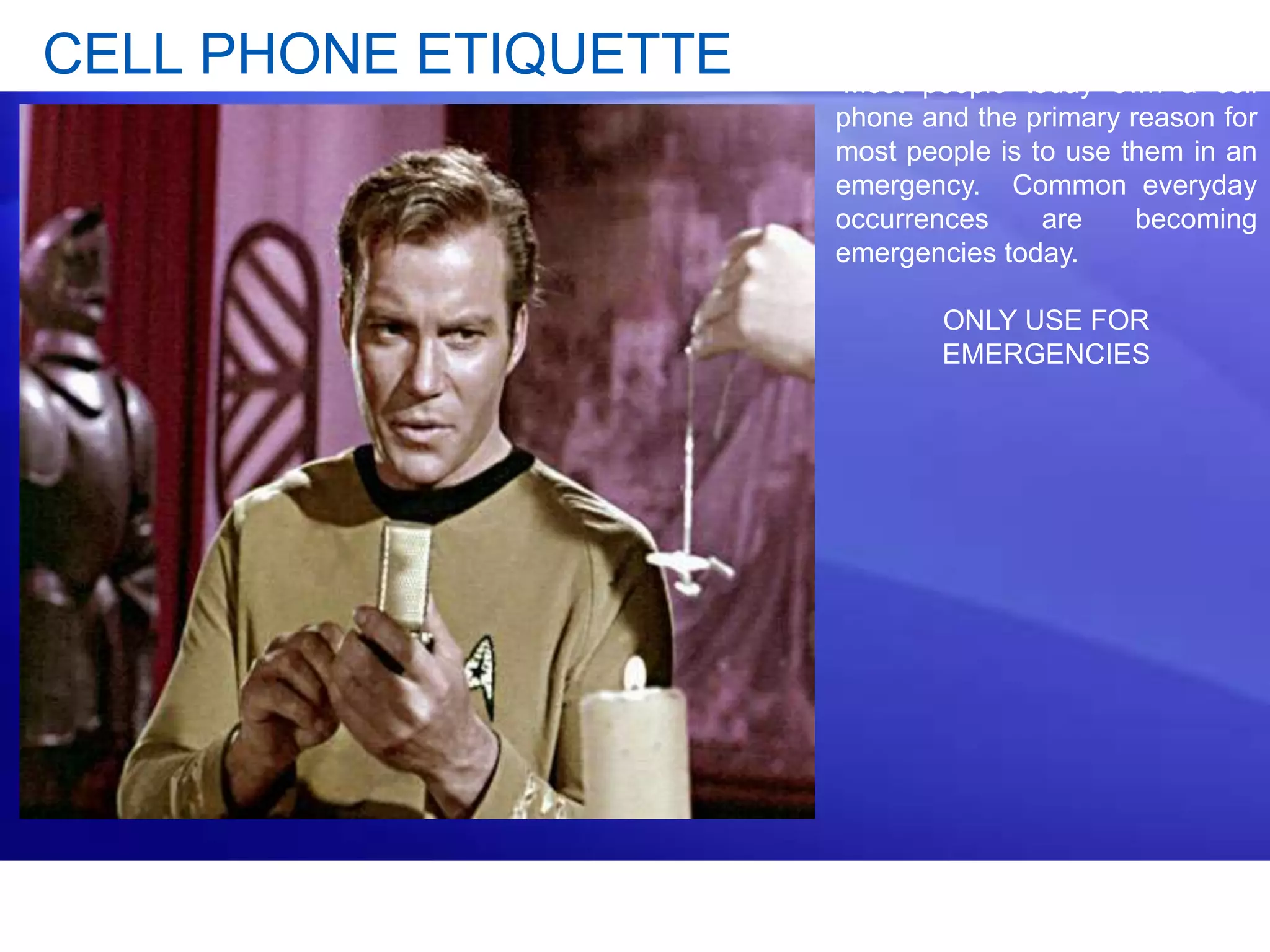 Cell phone etiquette | PPT