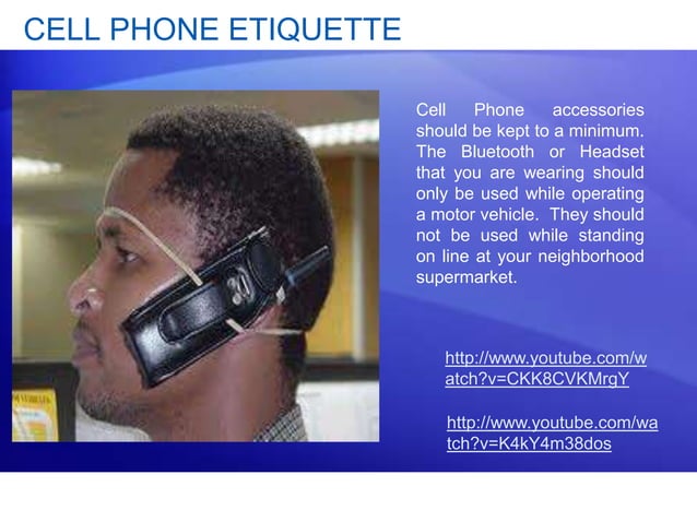 Cell phone etiquette | PPT