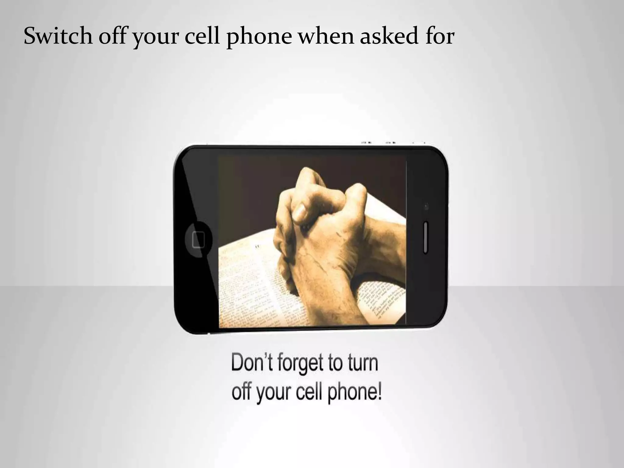 Cell phone etiquette | PPTX