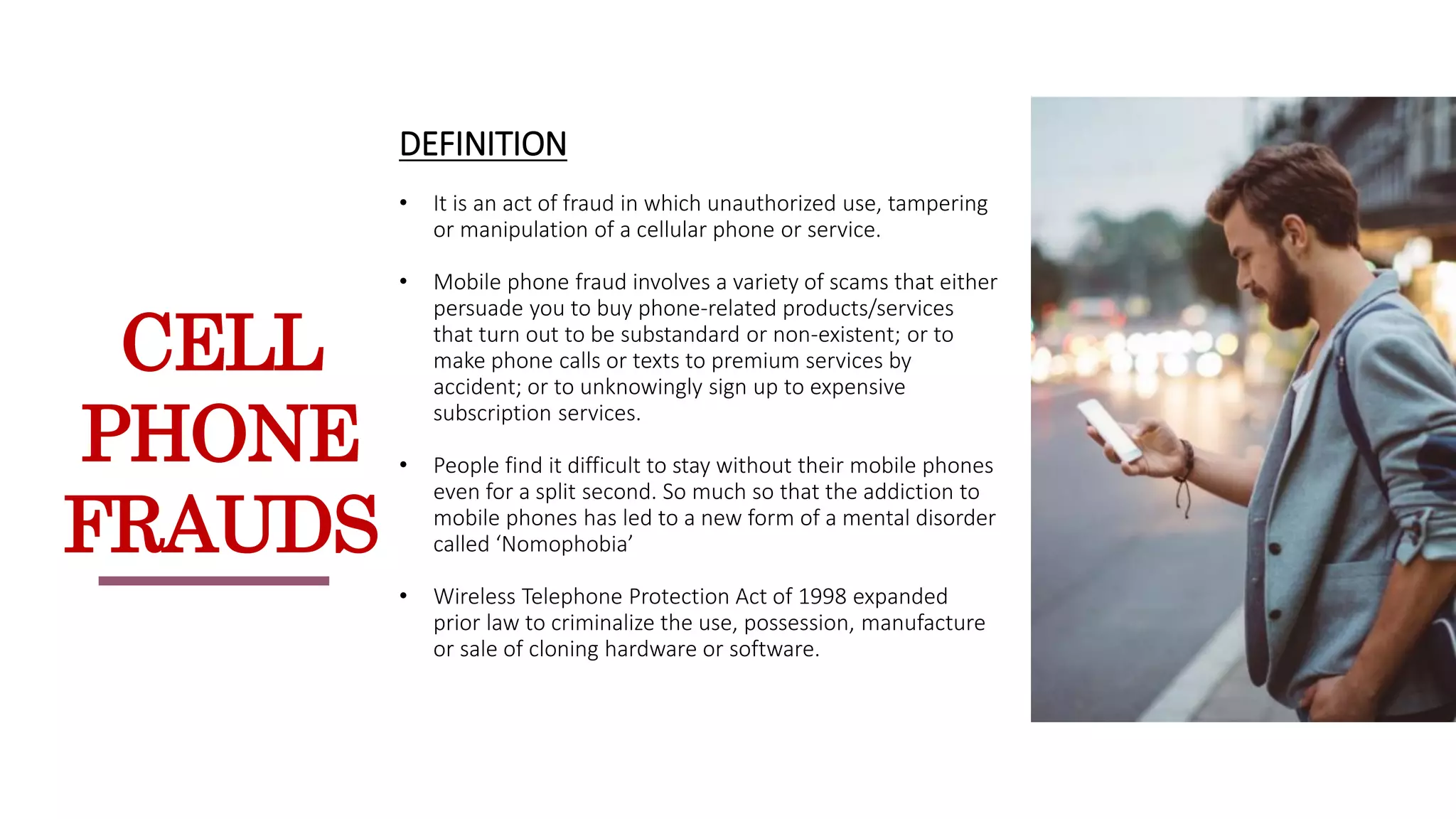 Cell phone fraud | PDF