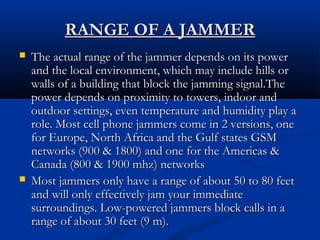 Cell phone jammers | PPT