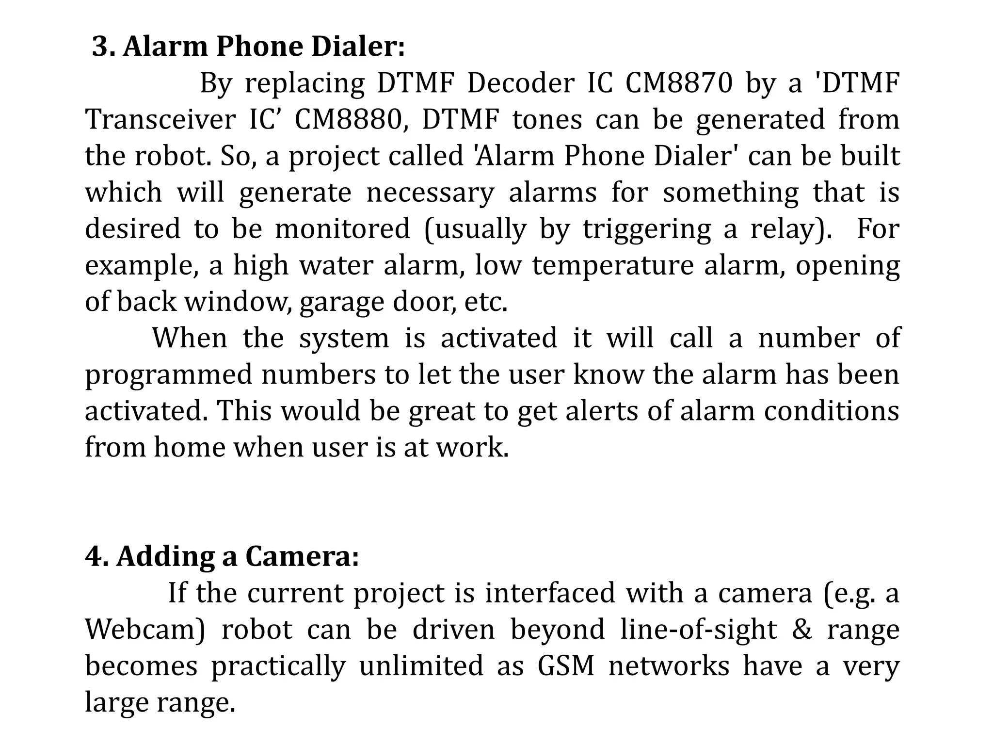 Cell Phone Operated Robot | PPT