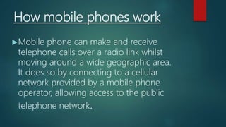 Cell phone presentation | PPTX